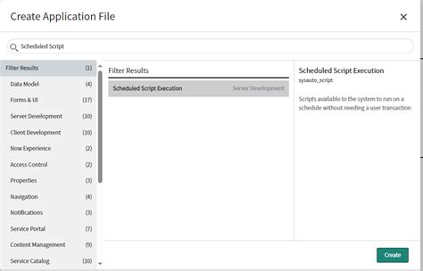 And Then Selected Scheduled Script Execution