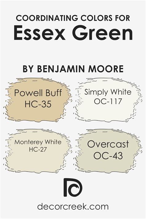 Essex Green Hc 188 Paint Color By Benjamin Moore Decorcreek