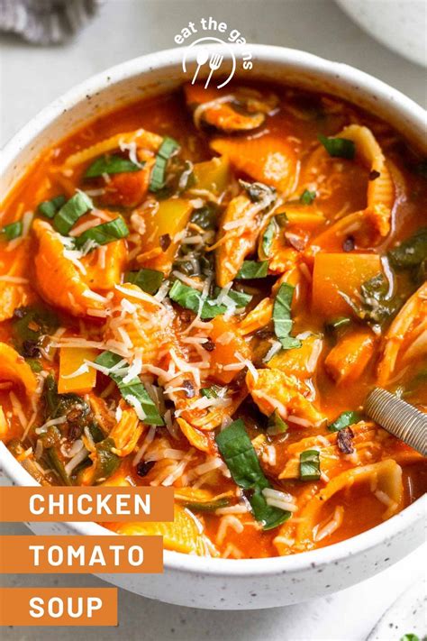 Creamy Chicken Tomato Soup