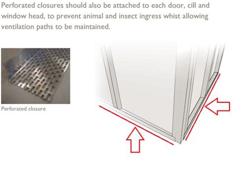 Perforated Closure For Lap Weatherboard And Click 2 5 Metre
