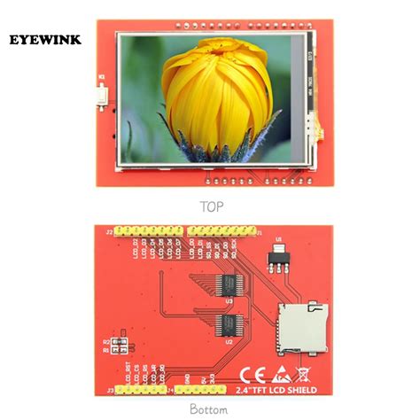 Tft Lcd 쉴드 터치 패널 디스플레이 모듈 320x240 울트라 Hd Ili9341 St7789 드라이버 Arduino