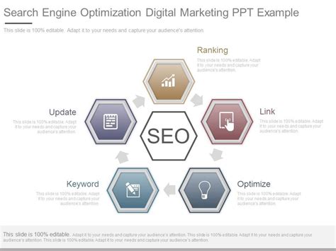 Search Engine Optimization Digital Marketing Ppt Example