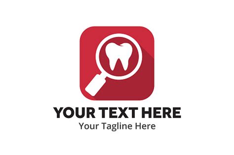 독특한 치과 간단한 로고 창조적 인 디자인으로 플랫 스타일 치과 의사 정체성과 지역 사회를위한 치과 로고 창조적 인 디자인 개념에 대한 스톡 벡터 아트 및 기타 이미지