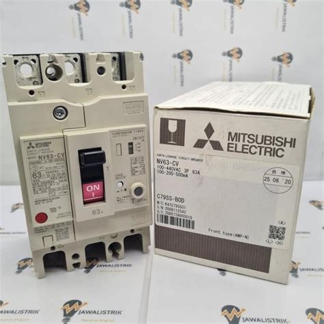 Jual Elcb Mitsubishi Nv63 Cv 3p 63a Elcb Nv63 Cv 3p 63a Mitsubishi