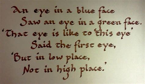 Learning Carolingian Script With Help From Tolkiens Riddles R