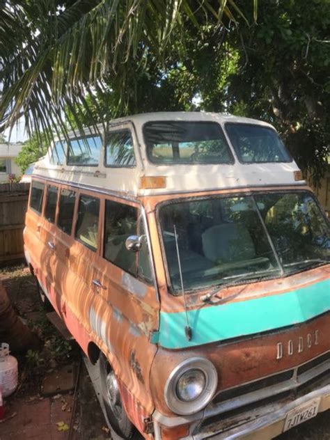 1969 Dodge A108 Camper Van Corey Cruiser Hightop Conversion For Sale