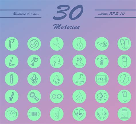의학 및 건강 관리 얇은 아이콘 벡터 세트 Eps Ai Uidownload 의학 및 건강 관리 얇은 아이콘 벡터 세트 Eps Ai Uidownload