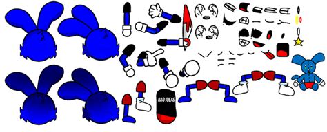Well I Made A Riggy And Pasta Man Redesign Sprite Sheet Original