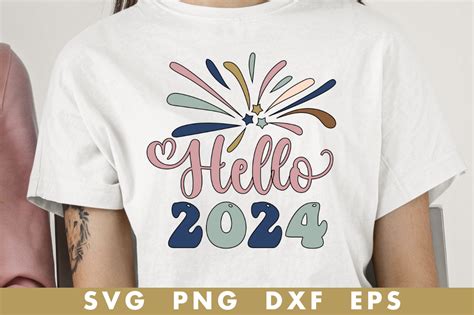Hello 2024 Svg Graphic By Craftsvg · Creative Fabrica