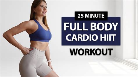 MIN FULL BODY CARDIO HIIT HOME WORKOUT No Equipment No Repeat YouTube