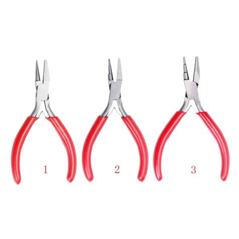 Steel Precision Pliers Wire Looping Pliers For Diy Jewelry Crafts Making Hobby Projects Round