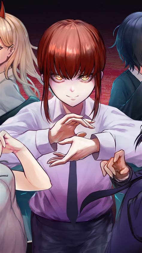 Chainsaw Man Anime Reze Pochita Hd Phone Wallpaper Rare