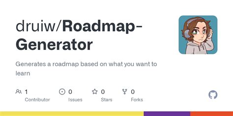 Github Druiwroadmap Generator Generates A Roadmap Based On What You Want To Learn