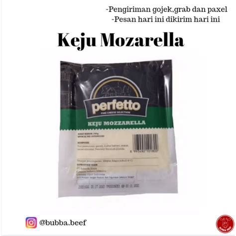 Jual Keju Mozzarella Perfettokeju Mozarelamozzarella Cheese Premium