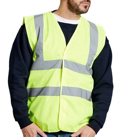Ucc Hi Vis Vest Safety Waistcoat Ppe Work Solutions