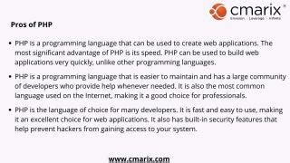ASP NET Vs PHP Which Is Best For Your Web App Development PPT