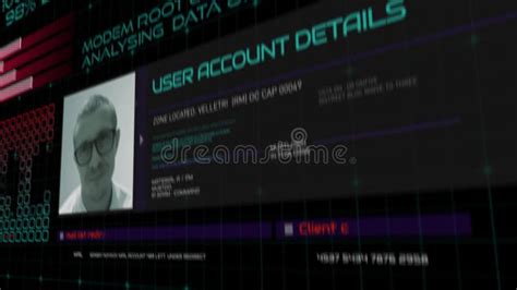 Cyber Attack And Data Base Hack Computer Screen Close Up Of Hacker Attack Code Running In A
