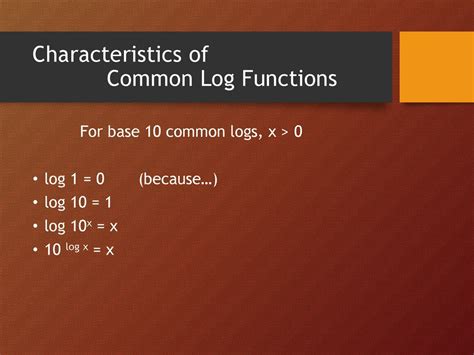 Log Functions Unit Ppt Download