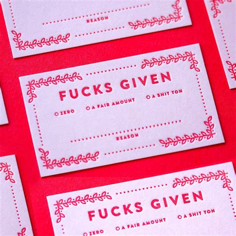 fucks given calling card set larissa loden lifestyle