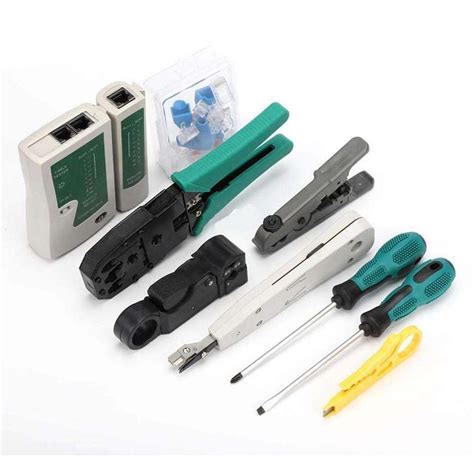 Rj45 Crimping Tool Kit For Cat5cat6professional Computer Lan Cable