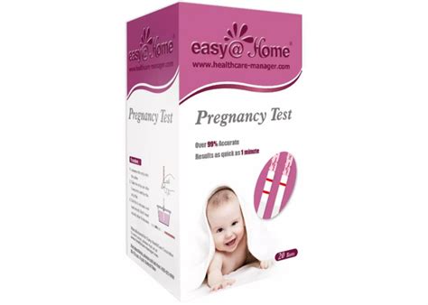 Easyhome 20 Pregnancy Hcg Urine Test Strips Kit 20 Hcg Tests