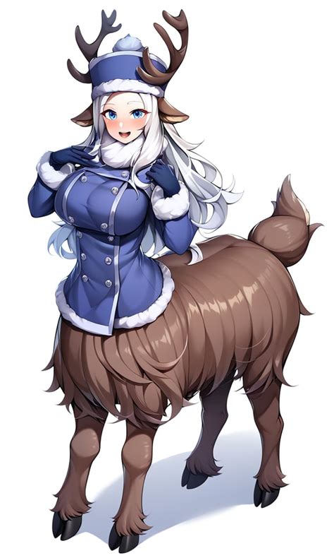 White Hornmonster Girl Encyclopedia Mge 10 Image Created By