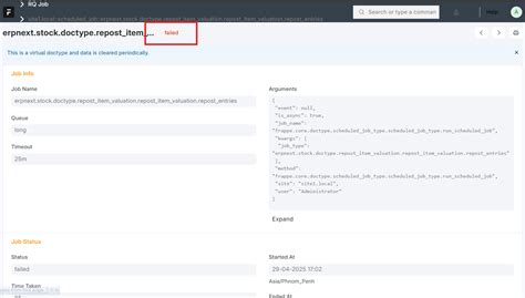 repost item valuation got stuck and failed erpnext frappe forum