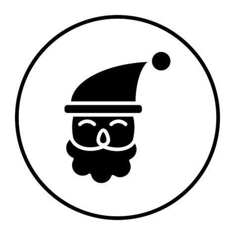 Premium Vector Santa Icon