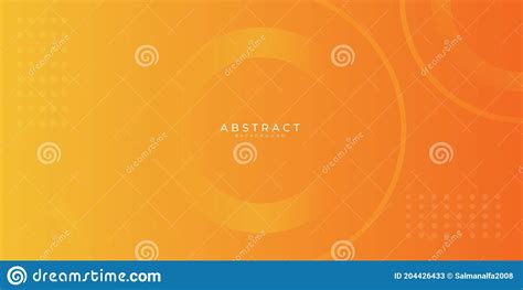 Abstract Orange Gradient Geometric Shape Background With Dynamic
