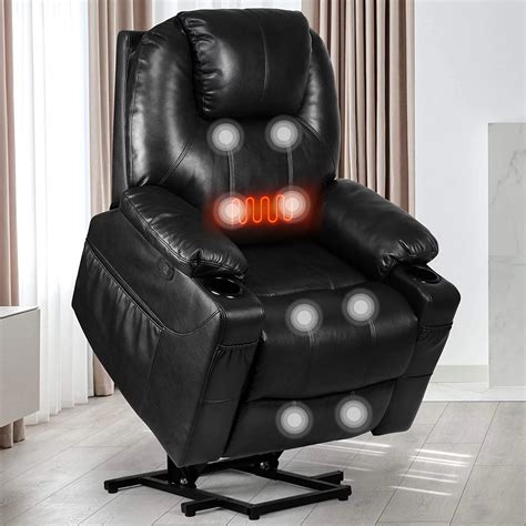 Best Choice Products Faux Leather Electric Massage Recliner Chair W