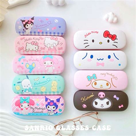 [부분당일출고 주문폭주] 산리오 캐릭터 안경케이스 휴대용 안경집 안경보관함 안경통 선글라스 케이스 마이멜로디 시나모롤 헬로키티 쿠로미 9종 에이블리
