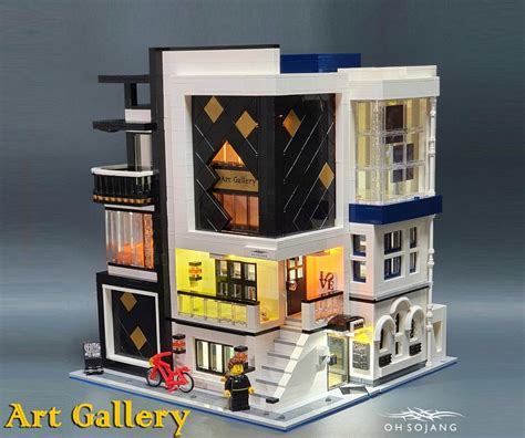 Lego Moc Lego Art Gallery Modular 2021 By Ohsojang By Ohsojang