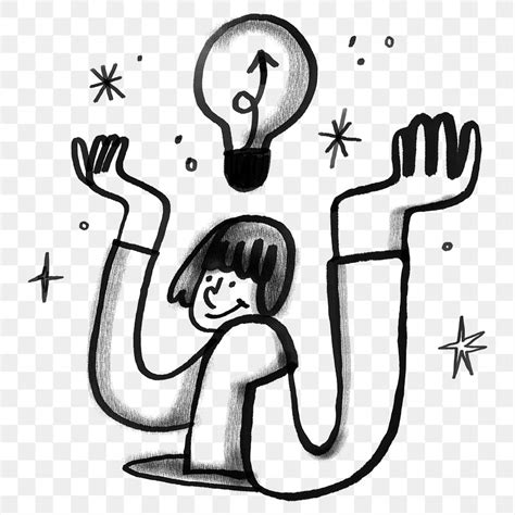 Idea Clipart Black And White
