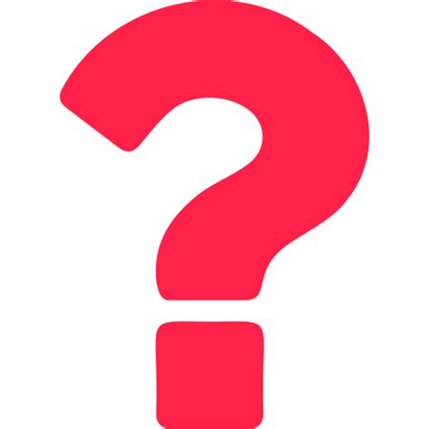 Icono De Signo De Interrogación Generic Color Fill