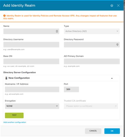 solved ldap authentication for ftd cisco community