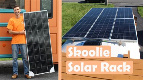 Mounting Solar Panels On Our Skoolie Bus Build Episode 17 Youtube