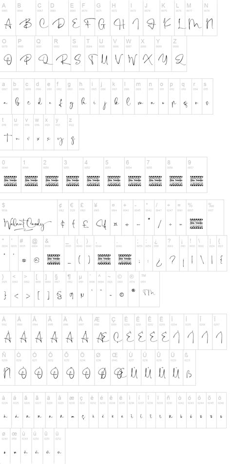 Walnut Candy Font