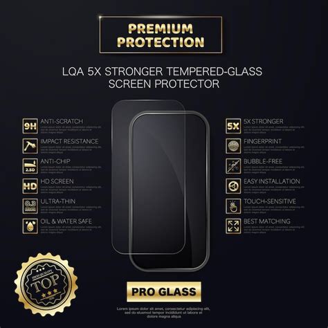 Premium Vector Best Phone Screen Glass Protection