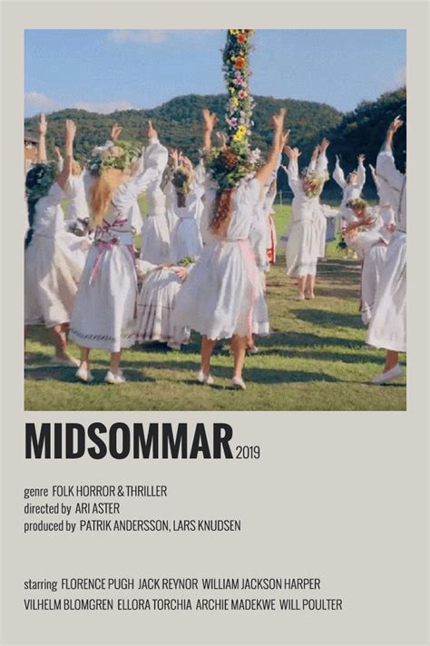 MIDSOMMAR By Srsanwy In 2024 Horror Movie Posters Movie Card Film