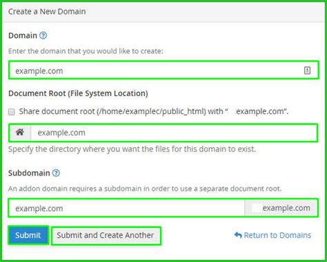 How To Use Cpanel Domains Tool Features Cyber Developer Bd Support Portal