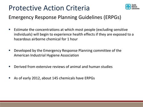 Ppt Comparison Of Aegl And Erpgteel Values For Aloha Modeling
