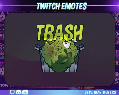 Animated Emote Twitch Emote Trash Trash Emote Trash Animated Emote Animated Trash Emote
