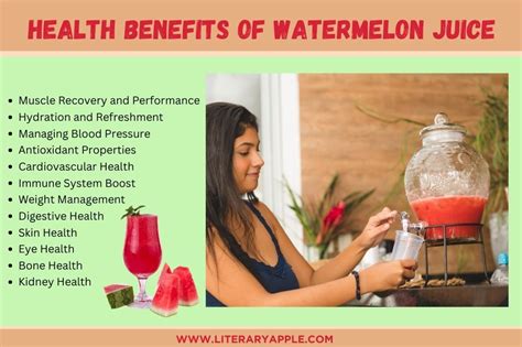 Health Benefits Of Watermelon Juice Literary Apple