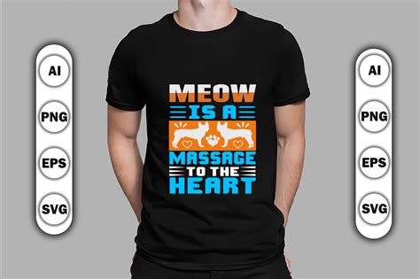 Meow Is A Massage To The Heart Graphic By Designer Mohesenur 64
