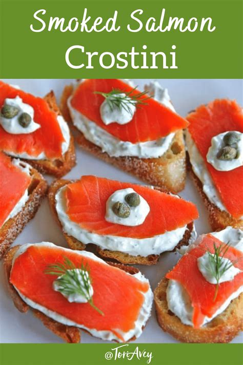 Smoked Salmon Crostini A Delicious Appetizer