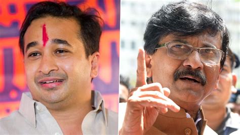 Nitesh Rane On Sanjay Raut संजय राऊत राष्ट्रवादीत जाणार भाजप आमदार