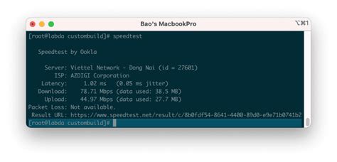 test network speed with speedtest cli on linux with 3 steps