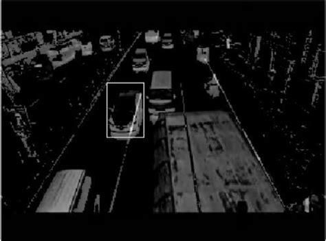Camouflaged Vehicle Detection A Foreground Current Frame B
