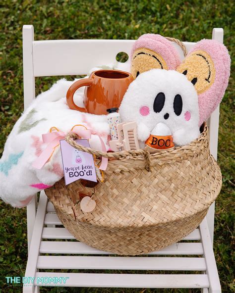 Fun And Easy Boo Basket Ideas With Free Printable T Tag Cozy Diy Home