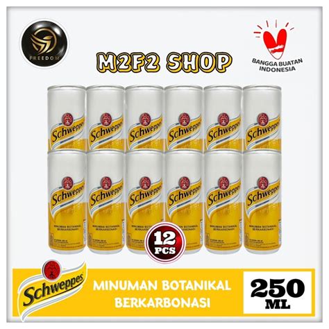 Promo Schweppes Tonic Water Can Air Soda Tonik Kaleng 250 Ml